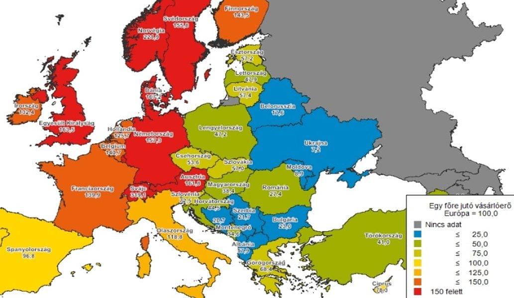 GfK purchasing power: a huge gap between Europe's north-west and south ...