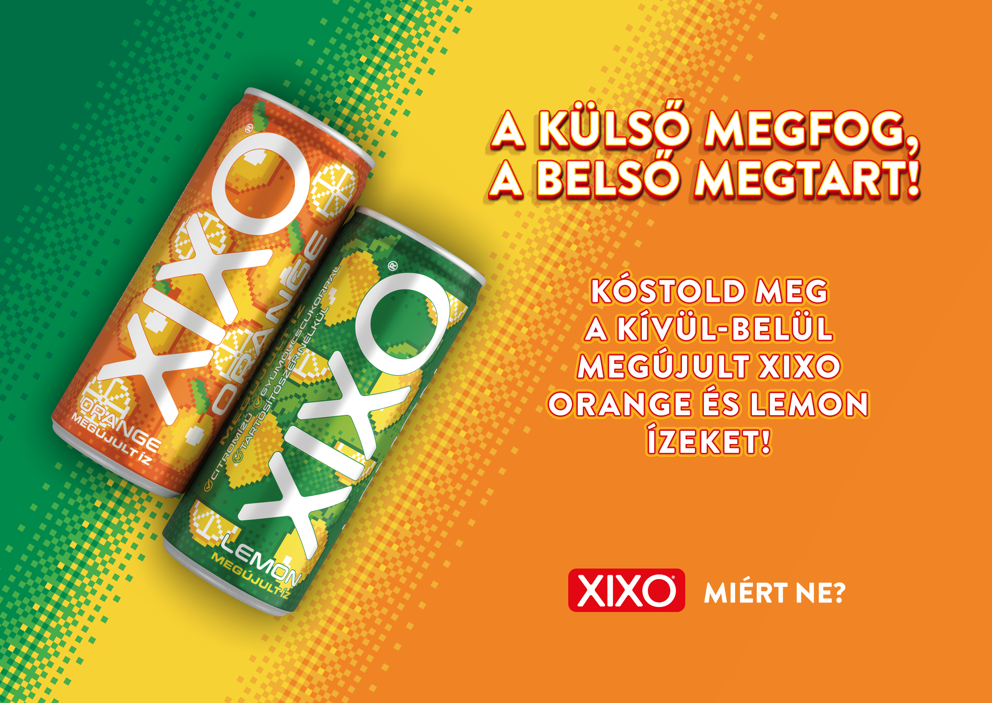 Megújulás kívül-belül: a XIXO Orange és a XIXO Lemon csomagolása és receptúrája is változott ...