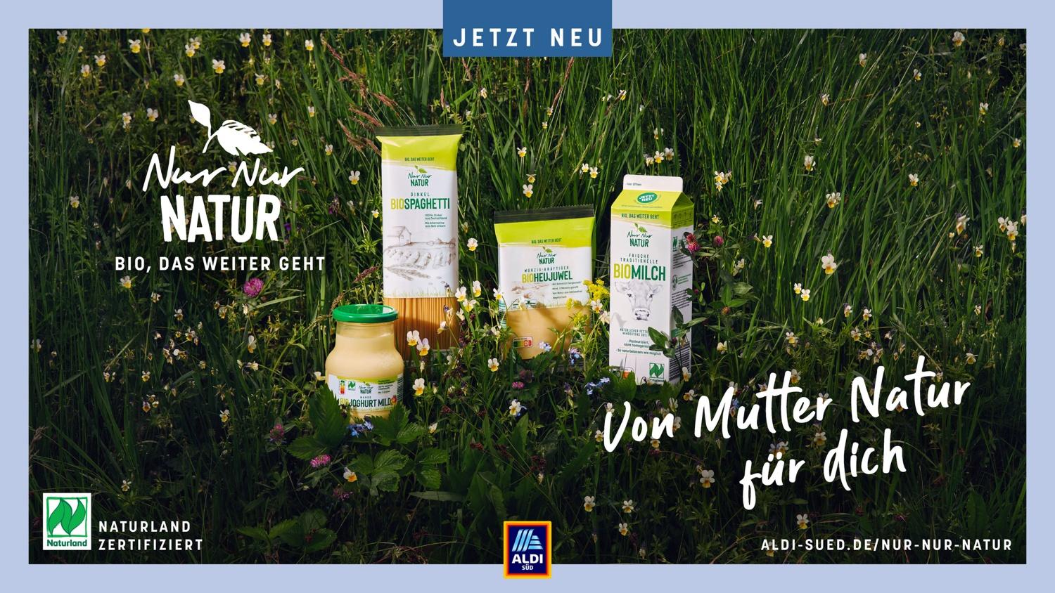 Új organikus saját márkát vezet be az Aldi Süd Nur Nur Natur néven ...