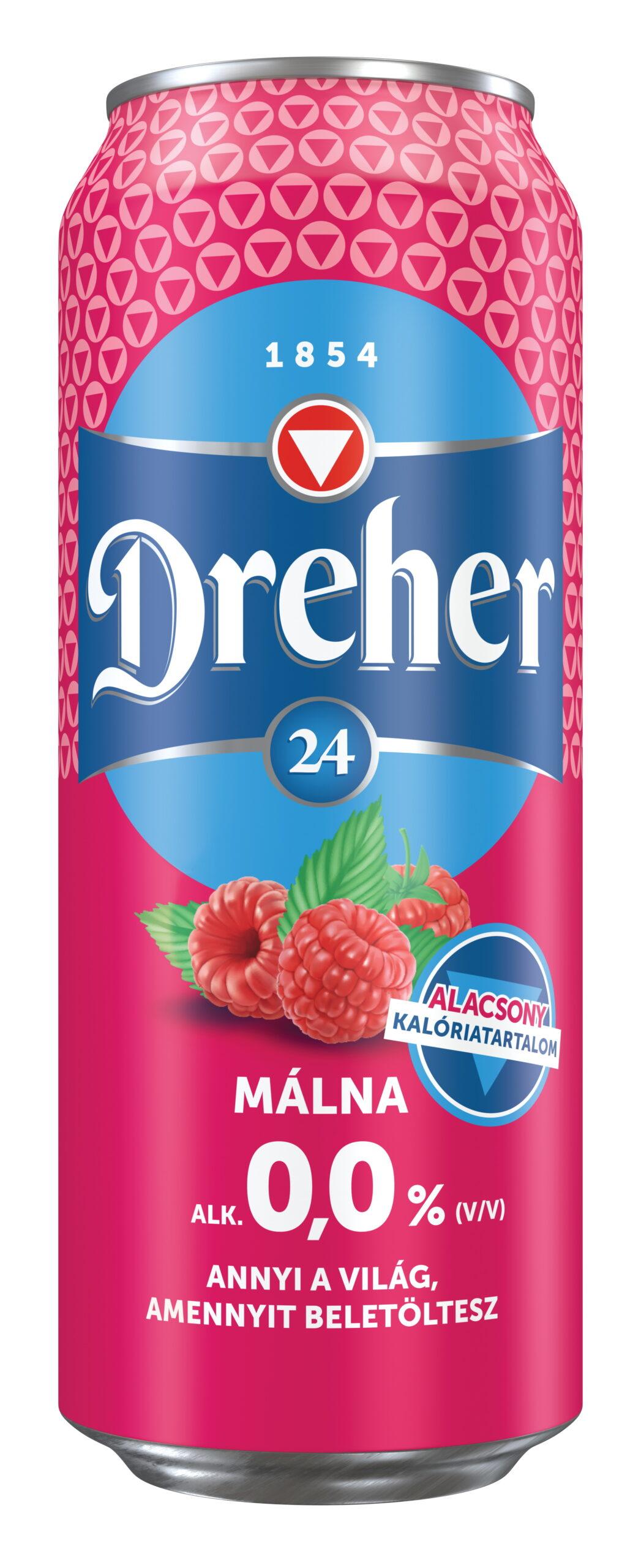The raspberry-flavored, low-calorie Dreher 24 has arrived - Trademagazin